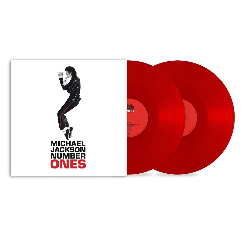 MICHAEL JACKSON - NUMBER ONES, 2LP, Limited Red Vinyl Edition*